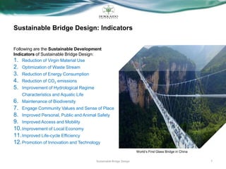 Sustainable Bridge Design | PPTX