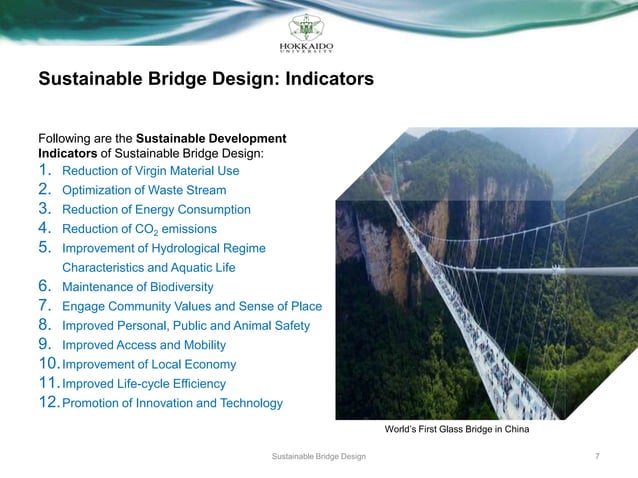 Sustainable Bridge Design | PPTX | Civil Engineering Industry | Industries