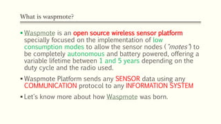 waspmote Presentation | PPT