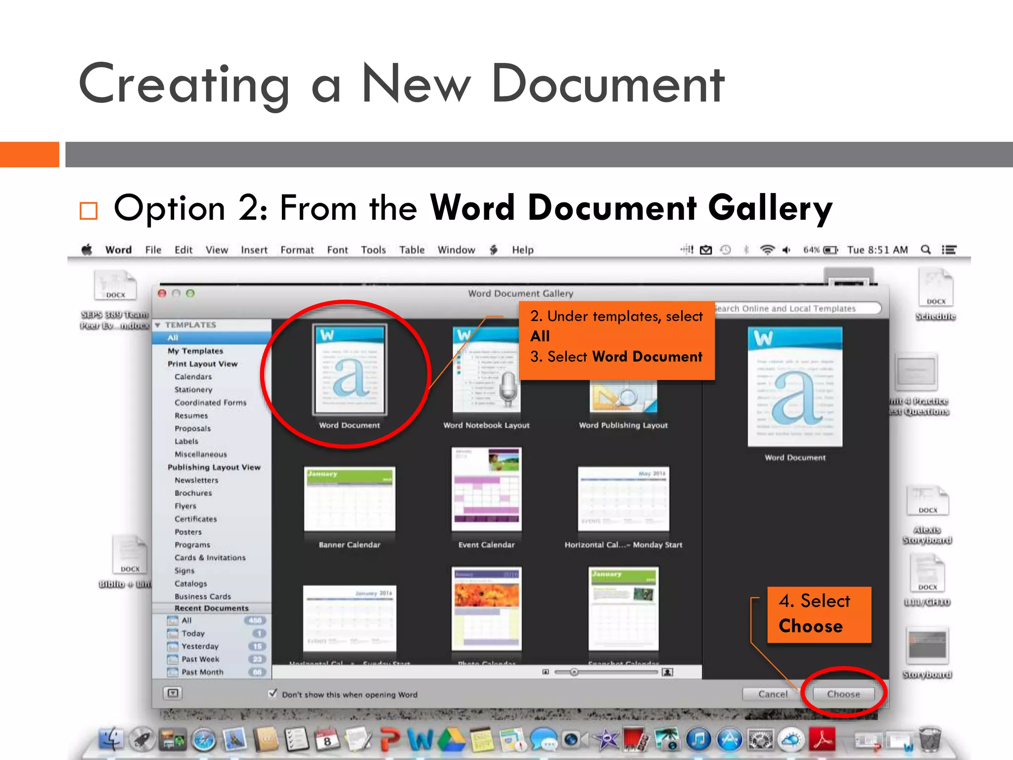 How to Create & Save a Document | PPTX