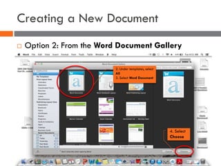 How to Create & Save a Document | PPTX