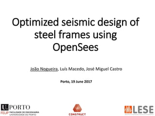 Optimized design of steel frames using OpenSees | PDF | Computer Software and Applications ...