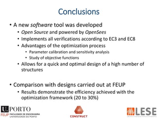 Optimized design of steel frames using OpenSees | PDF | Computer Software and Applications ...