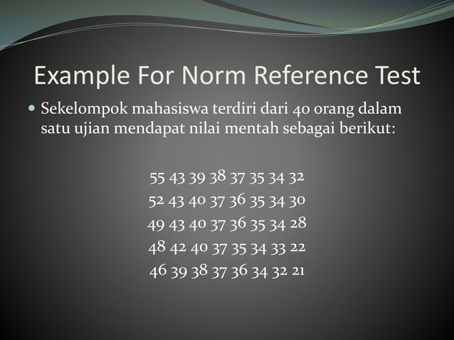 ppt norm reference and criteration test | PPTX | Standardized Testing ...