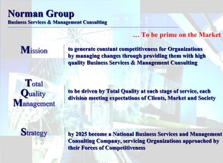 Presentation Norman Dl Consulting (Eng) | PPS