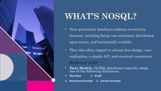 Presentation on NOSQL and mongodb .pptx
