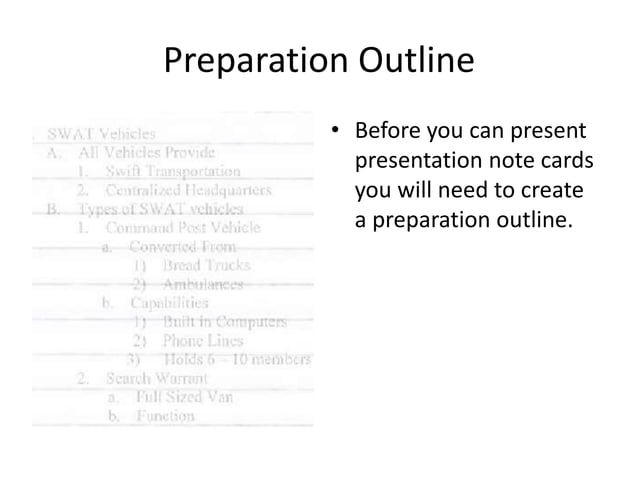 Presentation notecards | PPTX | Resume Writing and Advice | Job Search