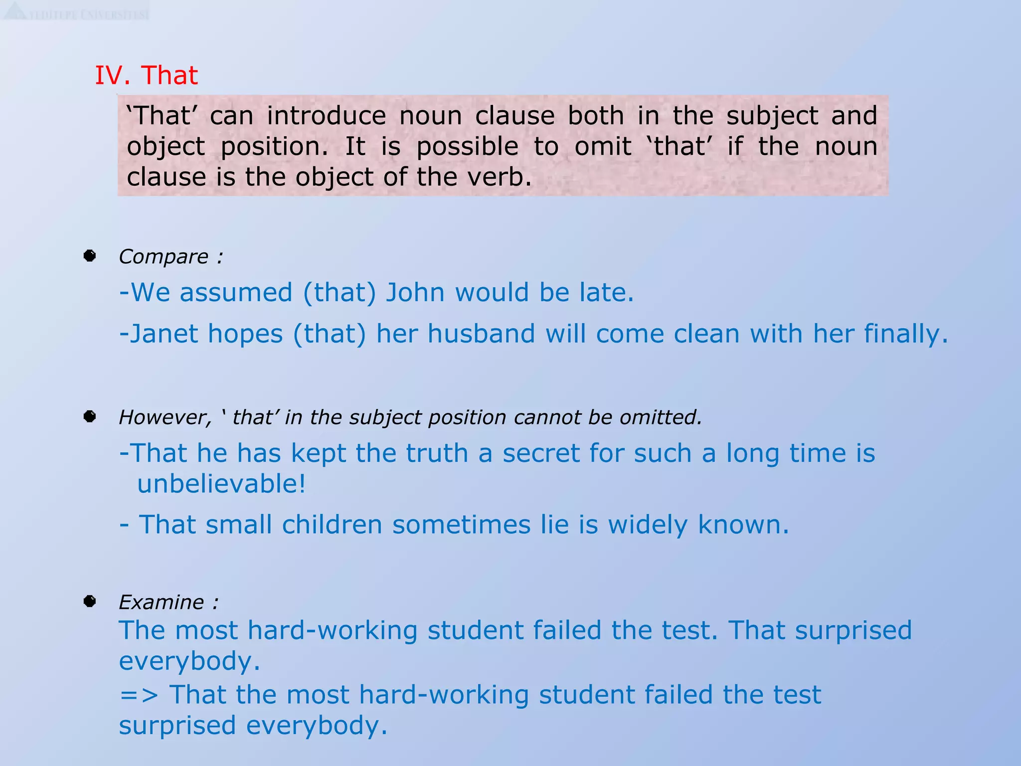 Presentation noun clauses final version-instructor's copy | PPS