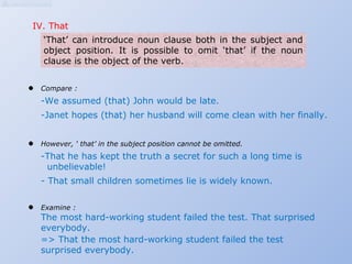 Presentation noun clauses final version-instructor's copy | PPS