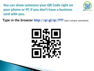 QR Code Presentation | PPT