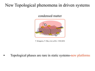 Topological phenomena in non-equilibrium systems | KEY