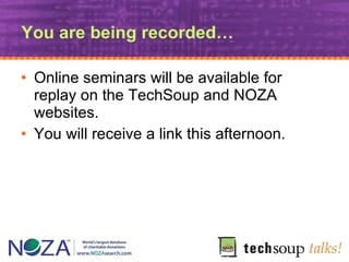 NOZA: Tips & Tricks | PPT