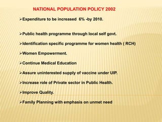 National Population Policy 2002 | PPTX