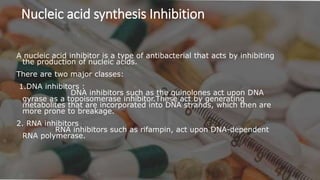 Nucleic acid synthesis inhibition | PPTX