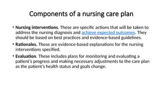 Presentation Nursing process and Nursing care plan | PPT