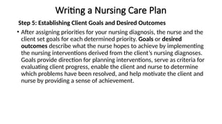 Presentation Nursing process and Nursing care plan | PPTX