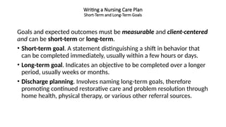 Presentation Nursing process and Nursing care plan | PPTX