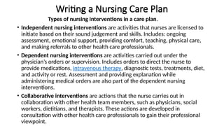 Presentation Nursing process and Nursing care plan | PPT