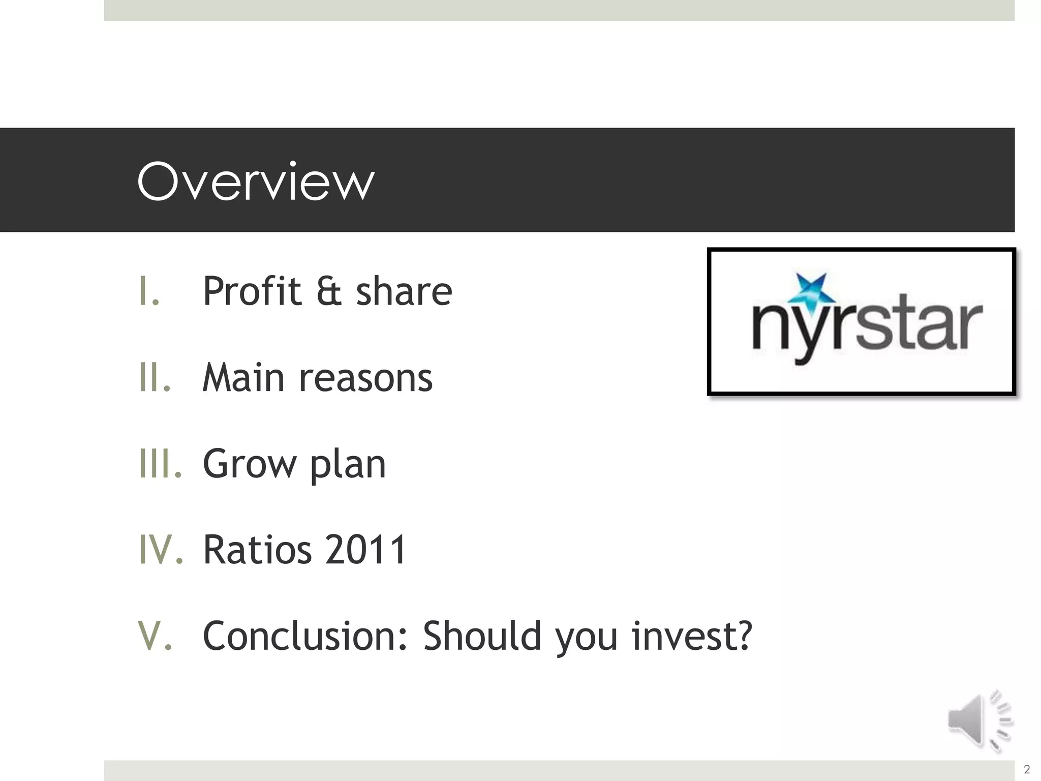 Presentation nyrstar | PPT