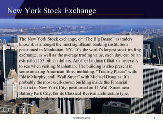 NYC Attractions: New York Stock Exchange | PPT