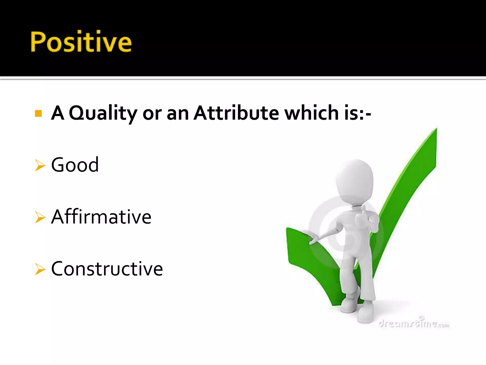 How to build positive attitude | PPTX