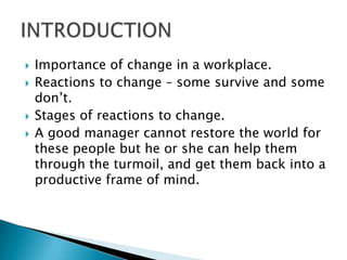 Adapting to change | PPTX