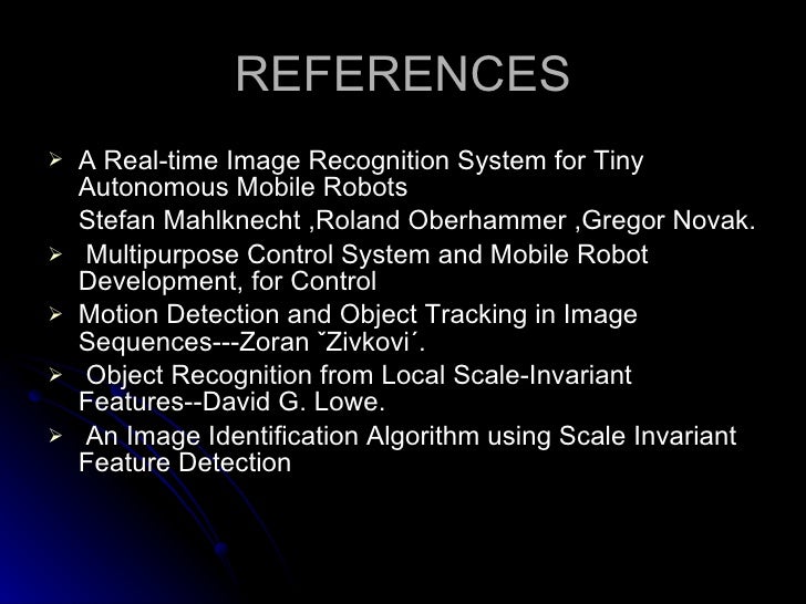 Presentation Object Recognition And Tracking Project