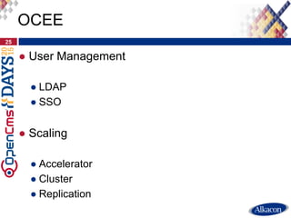 OpenCms Days 2015 OCEE explained | PPT