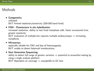 Structural Variation Detection | PDF