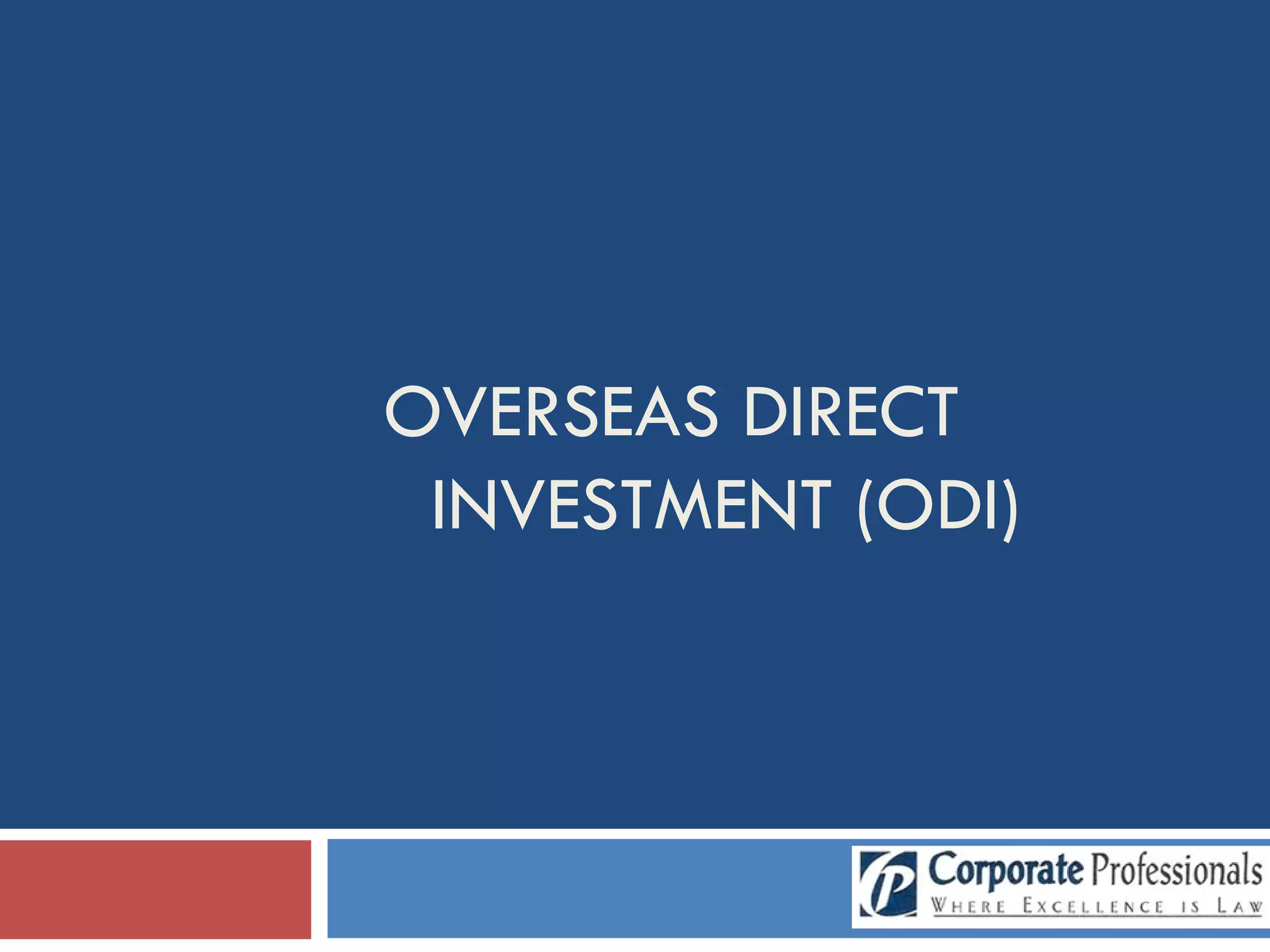 India-Overseas Direct Investment_05052012 | PPT