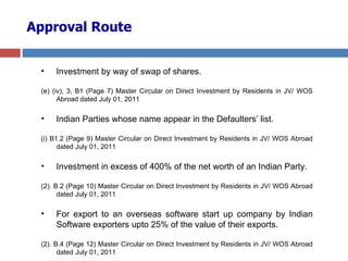 India-Overseas Direct Investment_05052012 | PPT