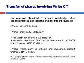India-Overseas Direct Investment_05052012 | PPT