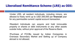 India-Overseas Direct Investment_05052012 | PPT