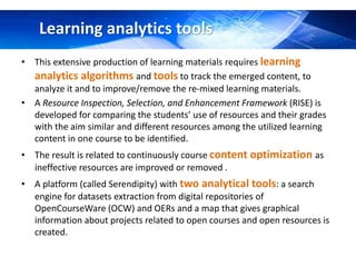Presentation Learning Analytics Open Educational Resources | PPT