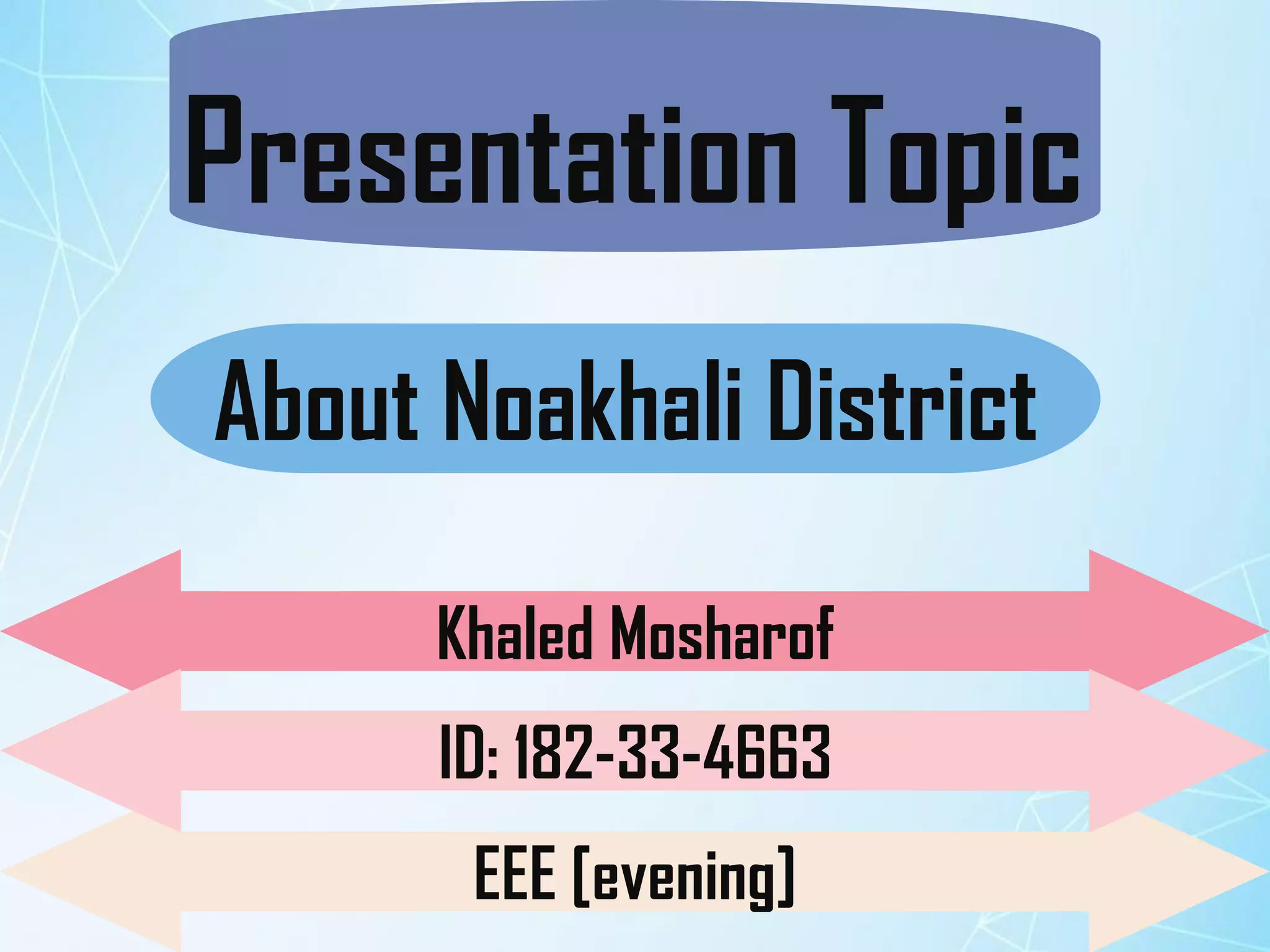 Presentation About Noakhali District | PDF