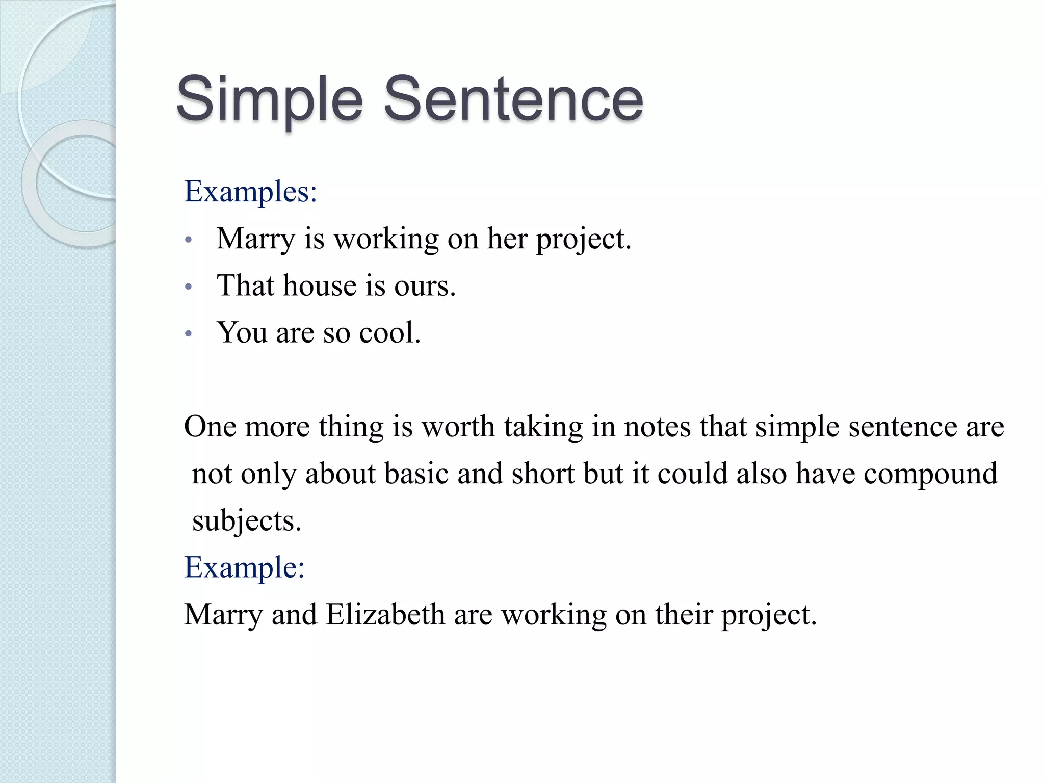 Sentence Structure | PPTX