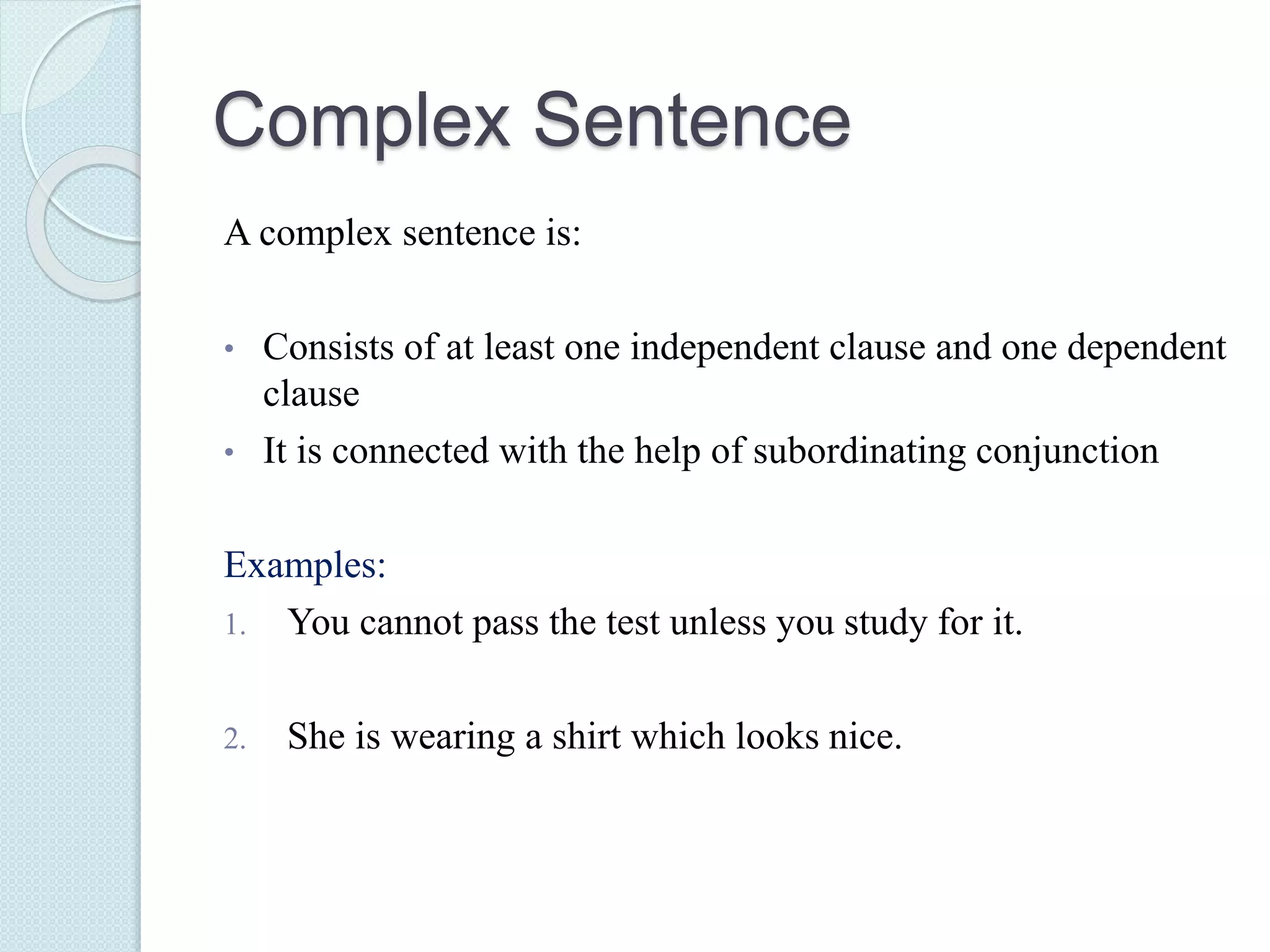 Sentence Structure | PPTX