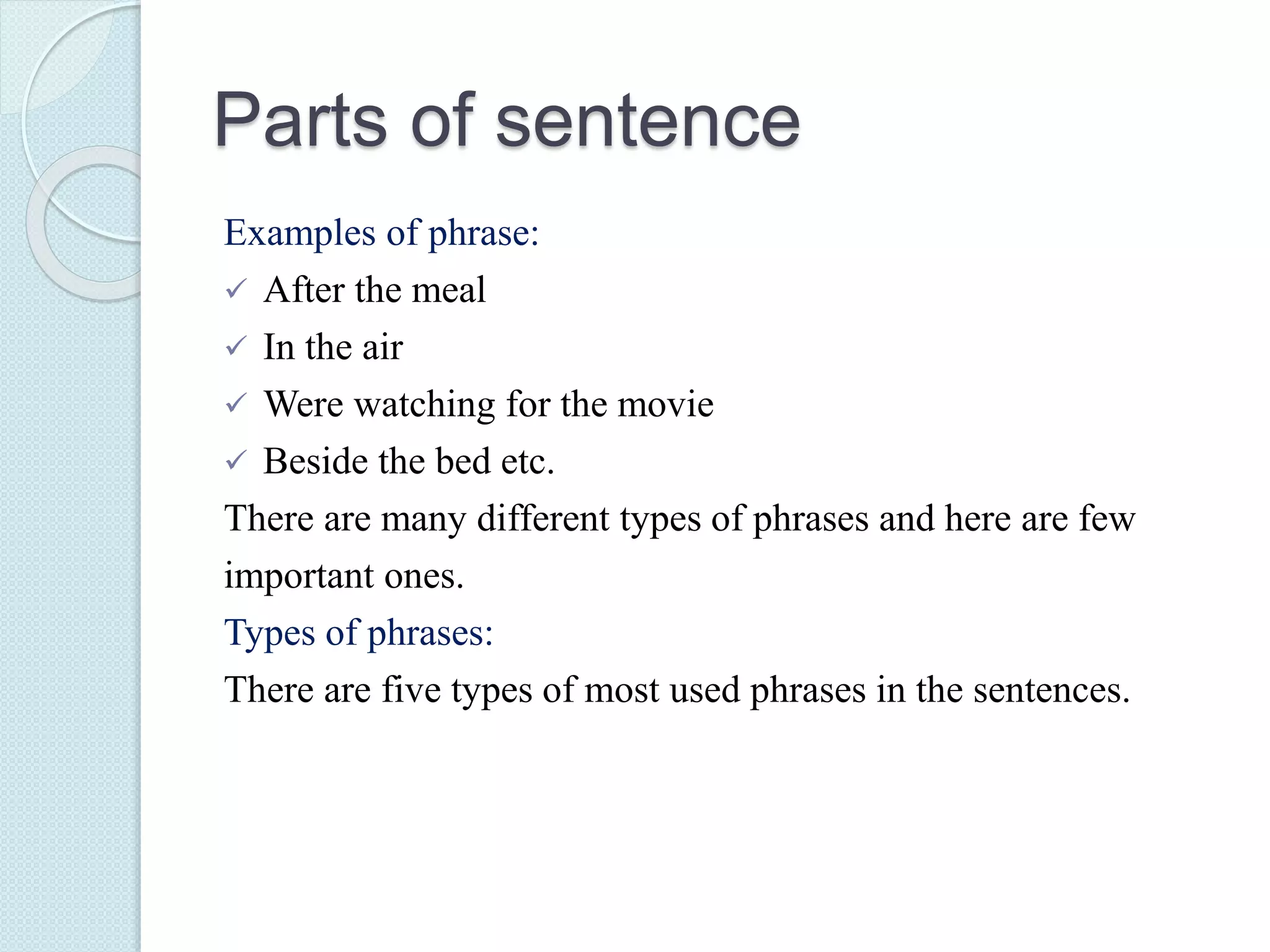 Sentence Structure | PPTX