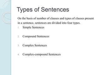 Sentence Structure | PPT