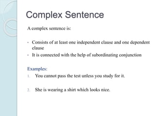 Sentence Structure | PPTX
