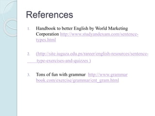 Sentence Structure | PPTX