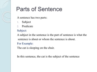 Sentence Structure | PPTX