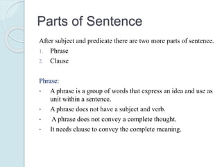 Sentence Structure | PPTX