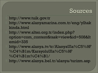 Presentation of alanya by i̇sak uzun | PPT