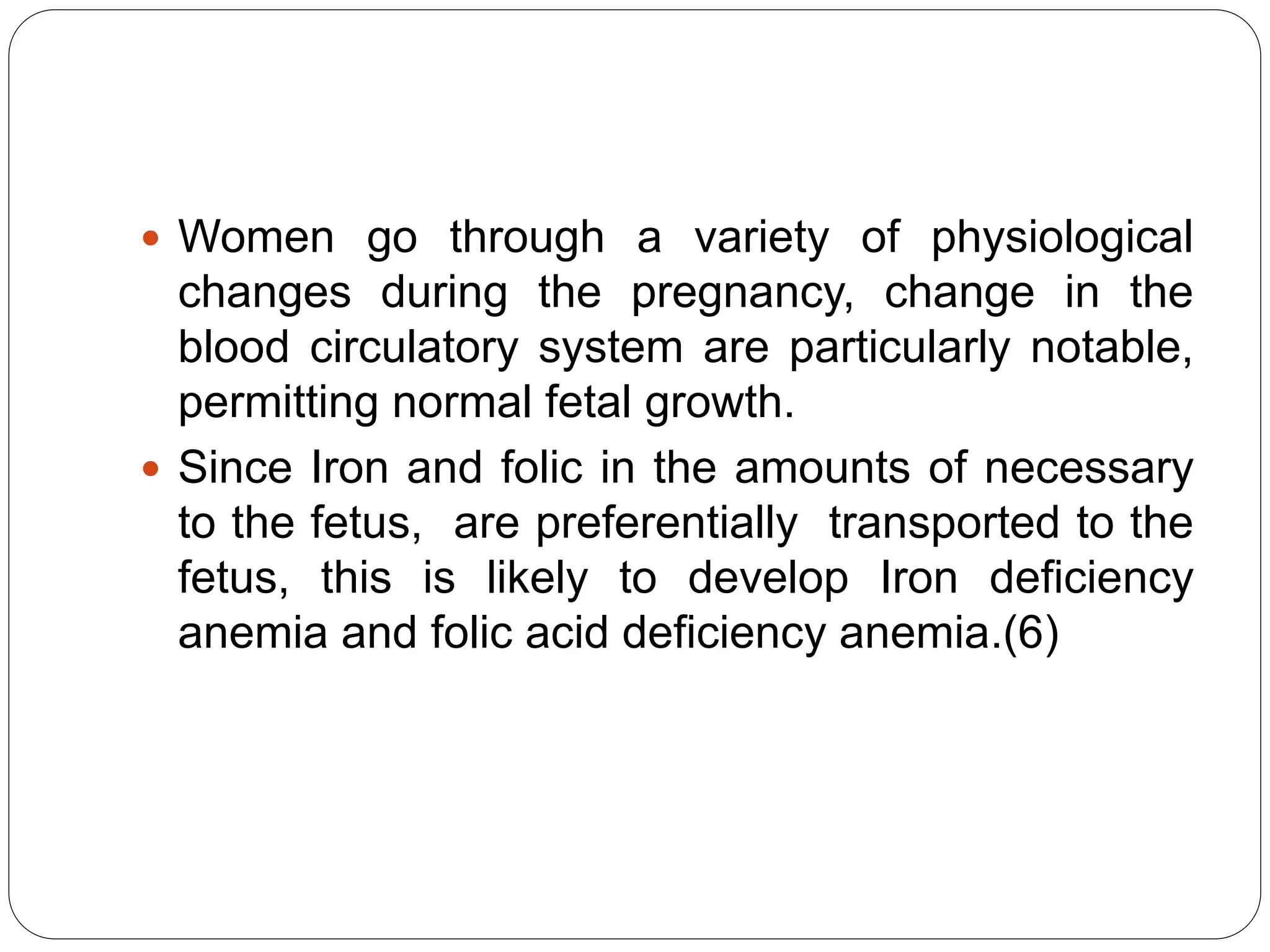 presentation of Anemia and classification | PPTX