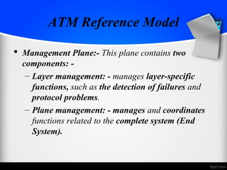 Presentation of atm(us) in data communication | PPT