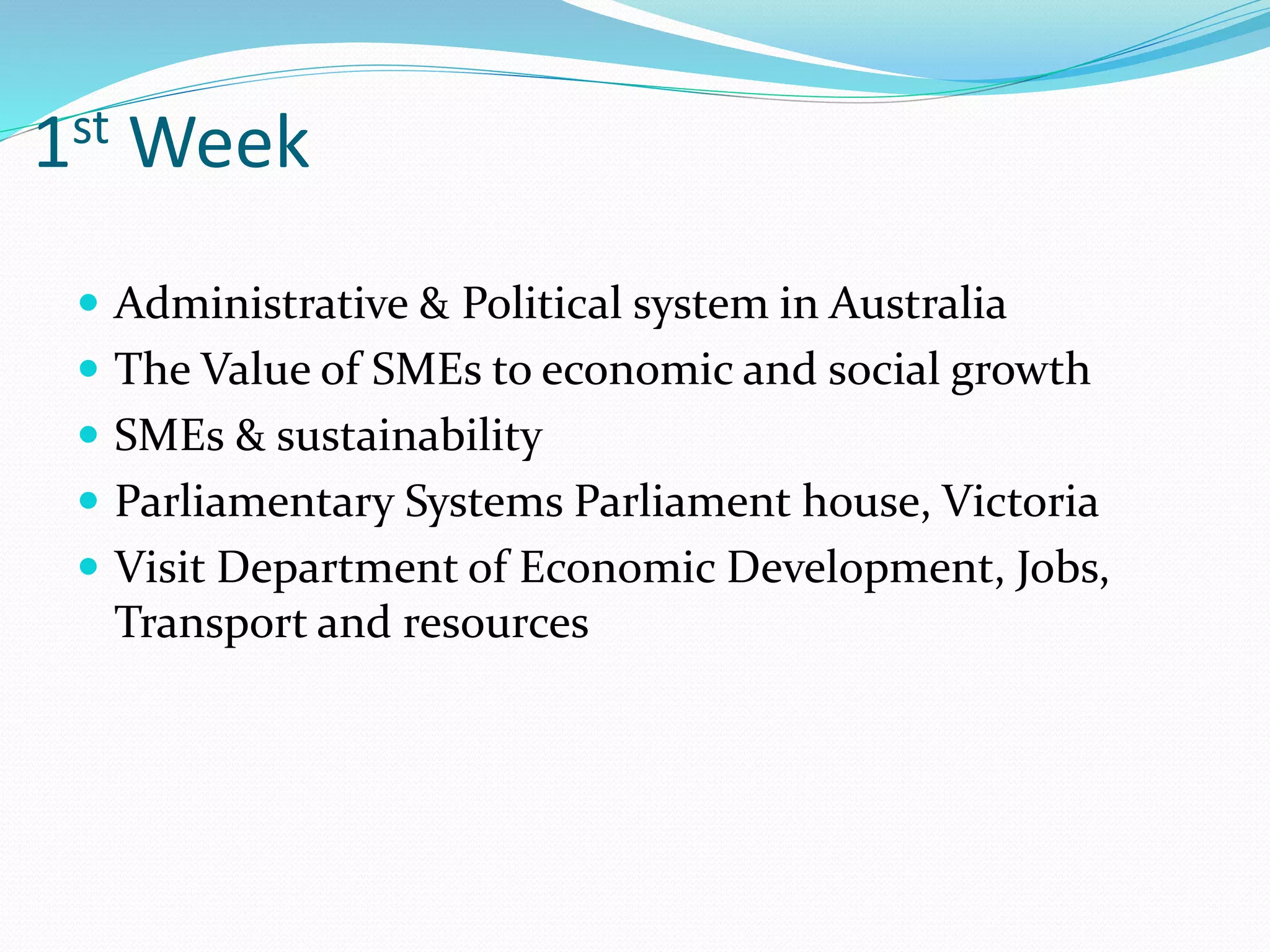 Presentation of Australia Visit | PPT