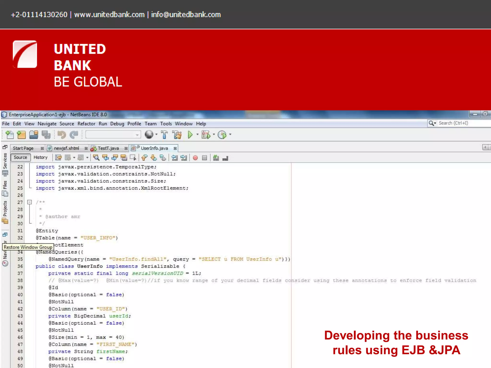 Online Banking Project | PPTX