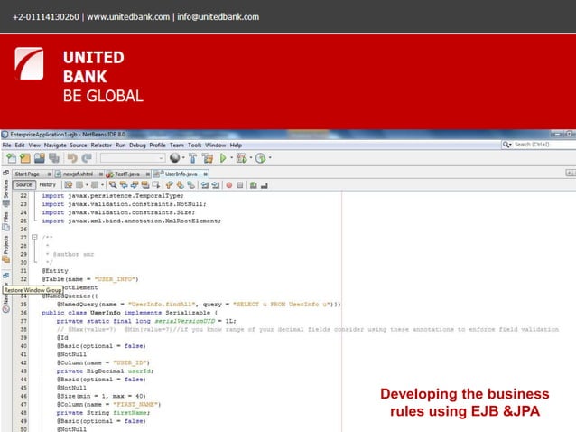 Online Banking Project | PPTX | Databases | Computer Software and Applications