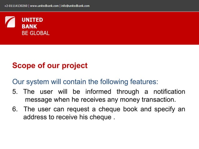 Online Banking Project | PPTX | Databases | Computer Software and ...